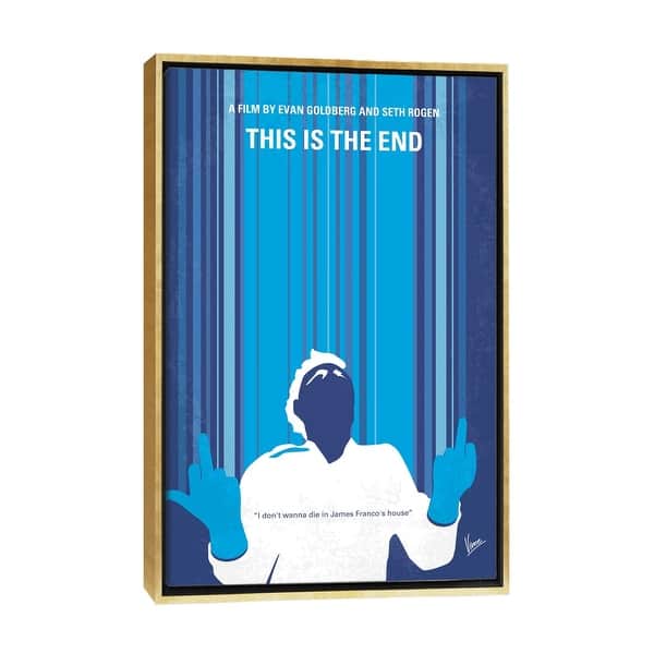 iCanvas "This Is The End Minimal Movie Poster" by Chungkong Framed Canvas Print - Bed Bath ...